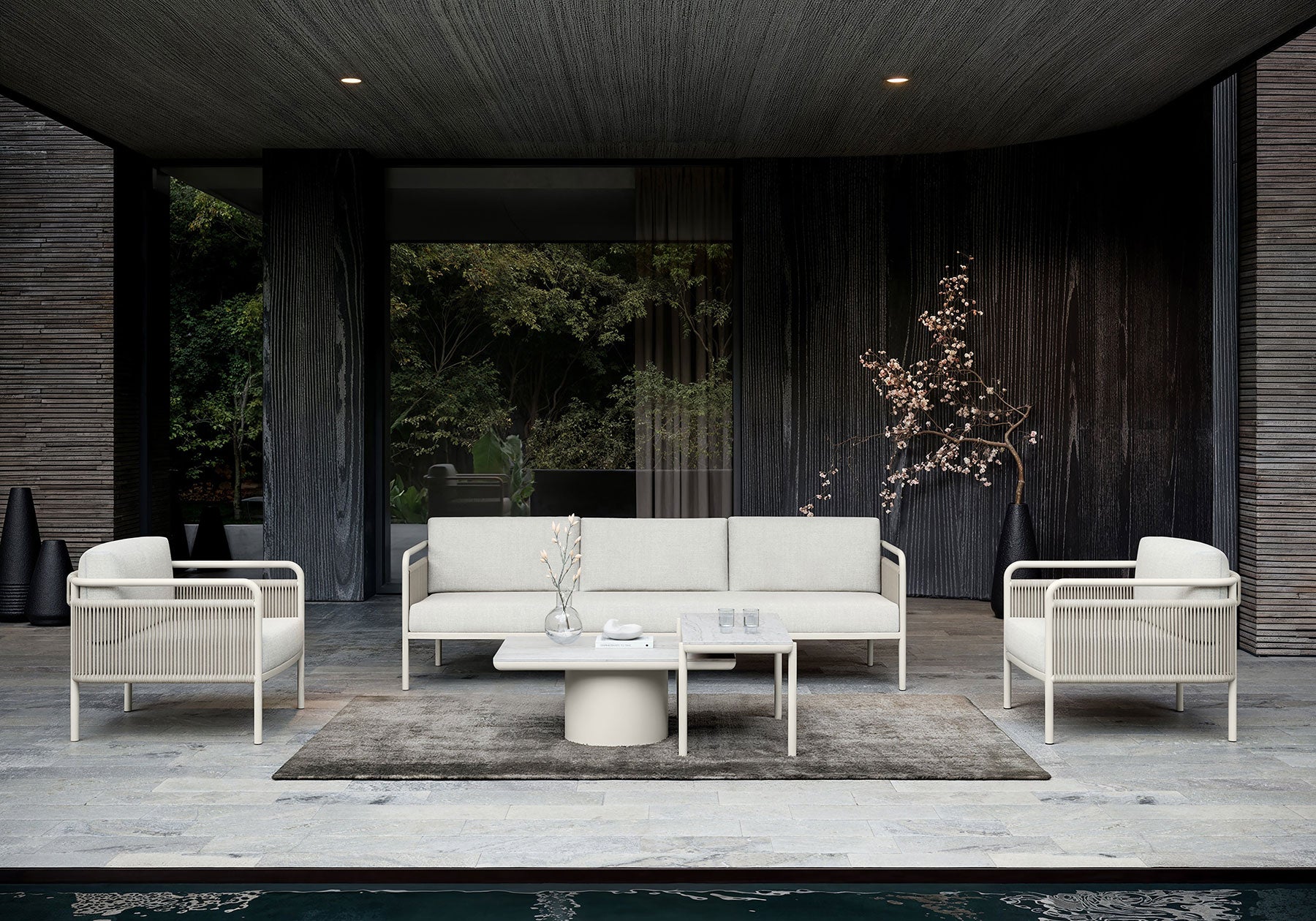 Link-bisque 3 Seater Lounge Set – SNOC