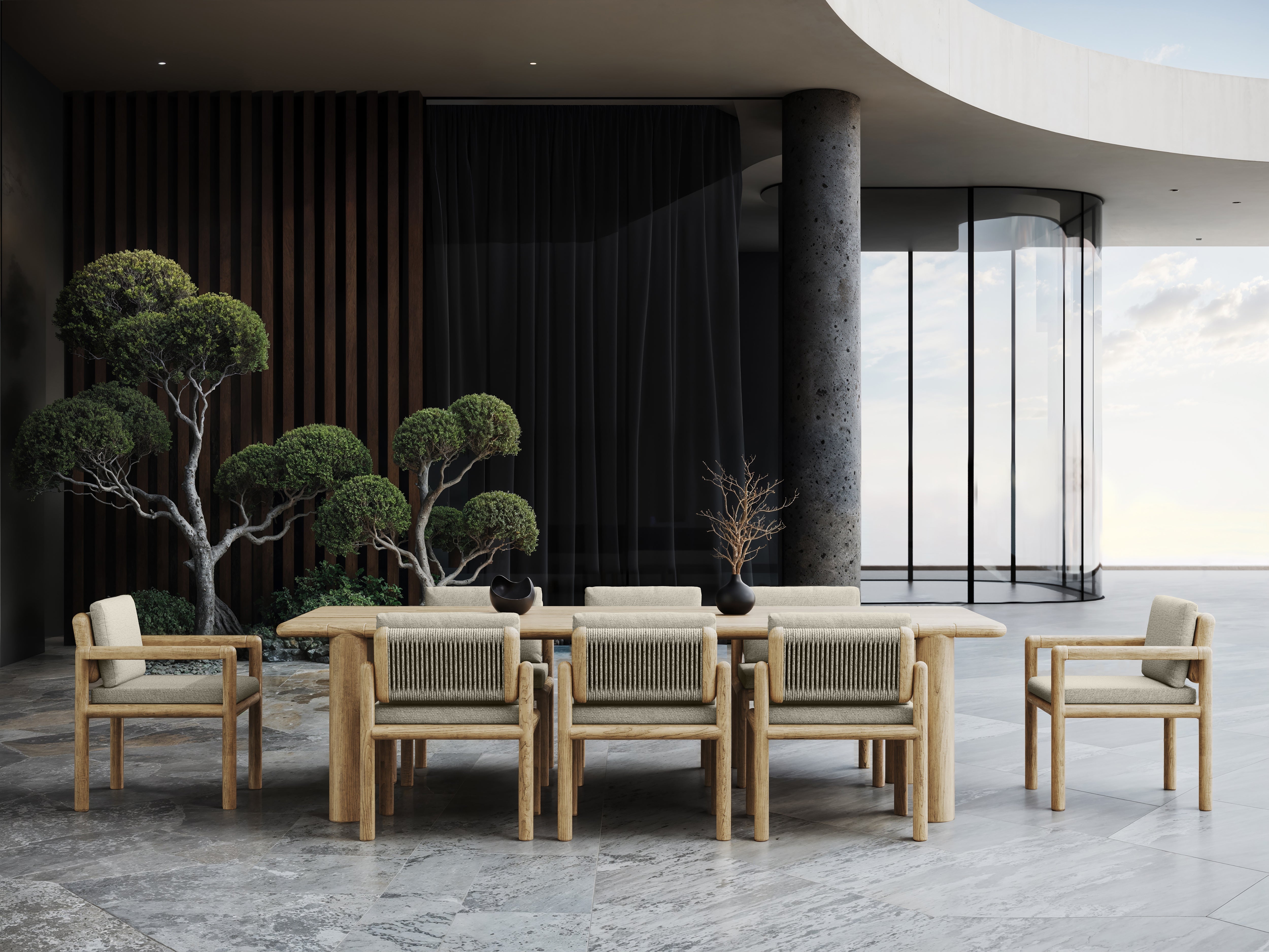 Caleo-natural Dining Set – SNOC