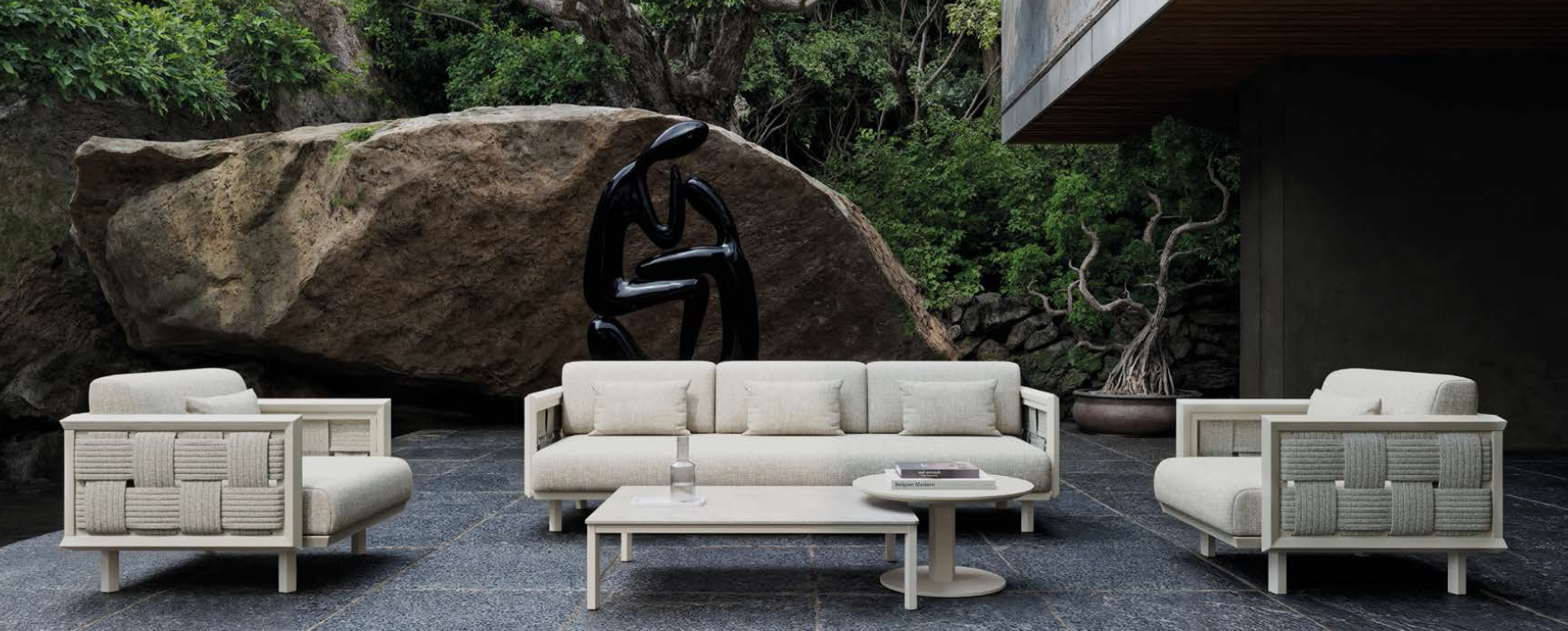 Éclat-bisque Round Coffee Table – SNOC